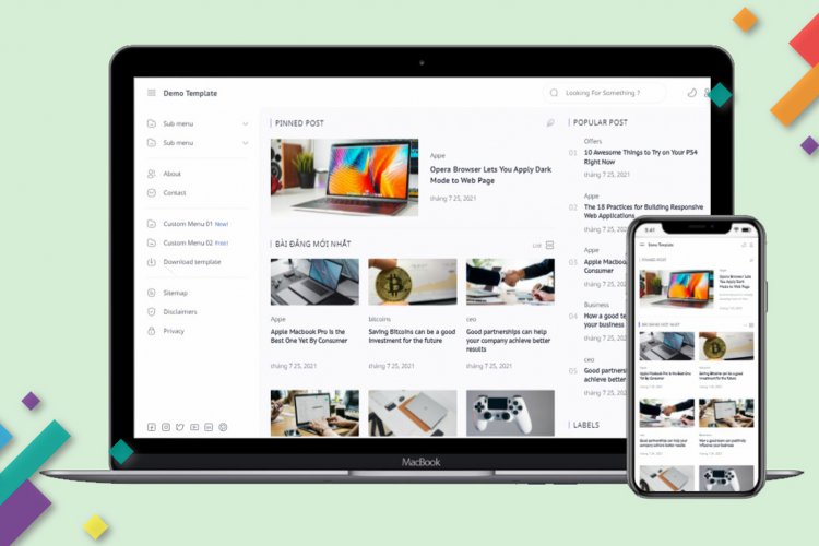 Median Ui V1 6 Blogger Template Manhtuan Name Vn